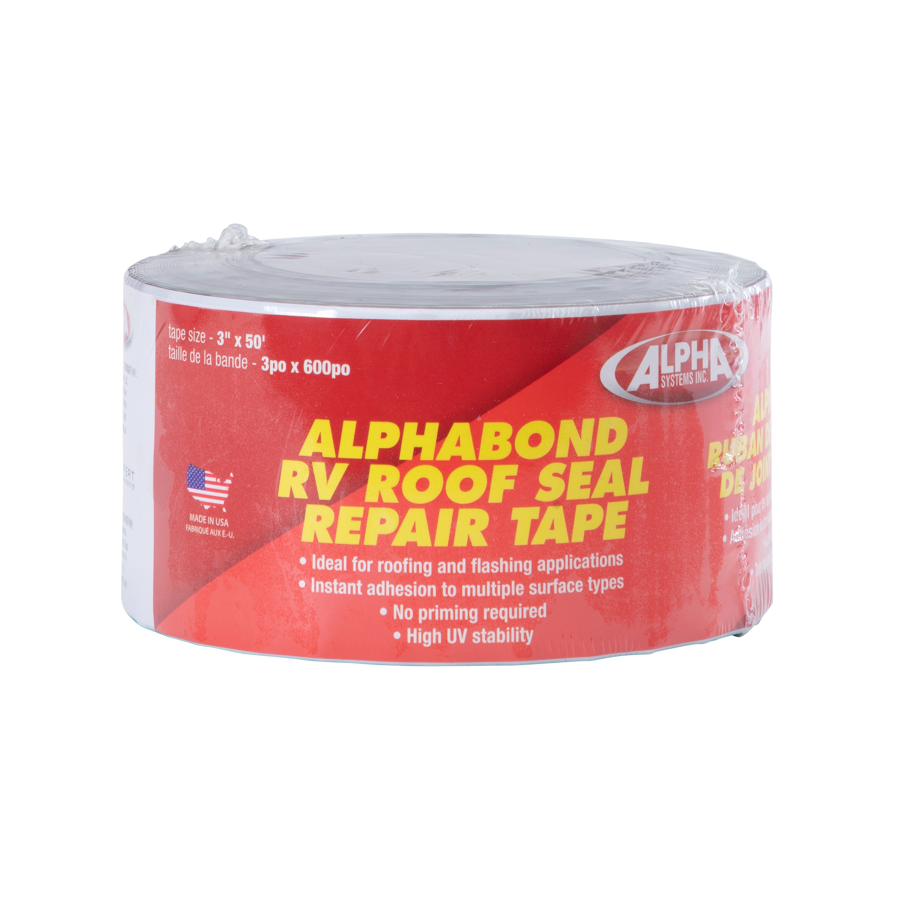 Alpha Systems - Alphabond Tpo Tape 3" X 50', White