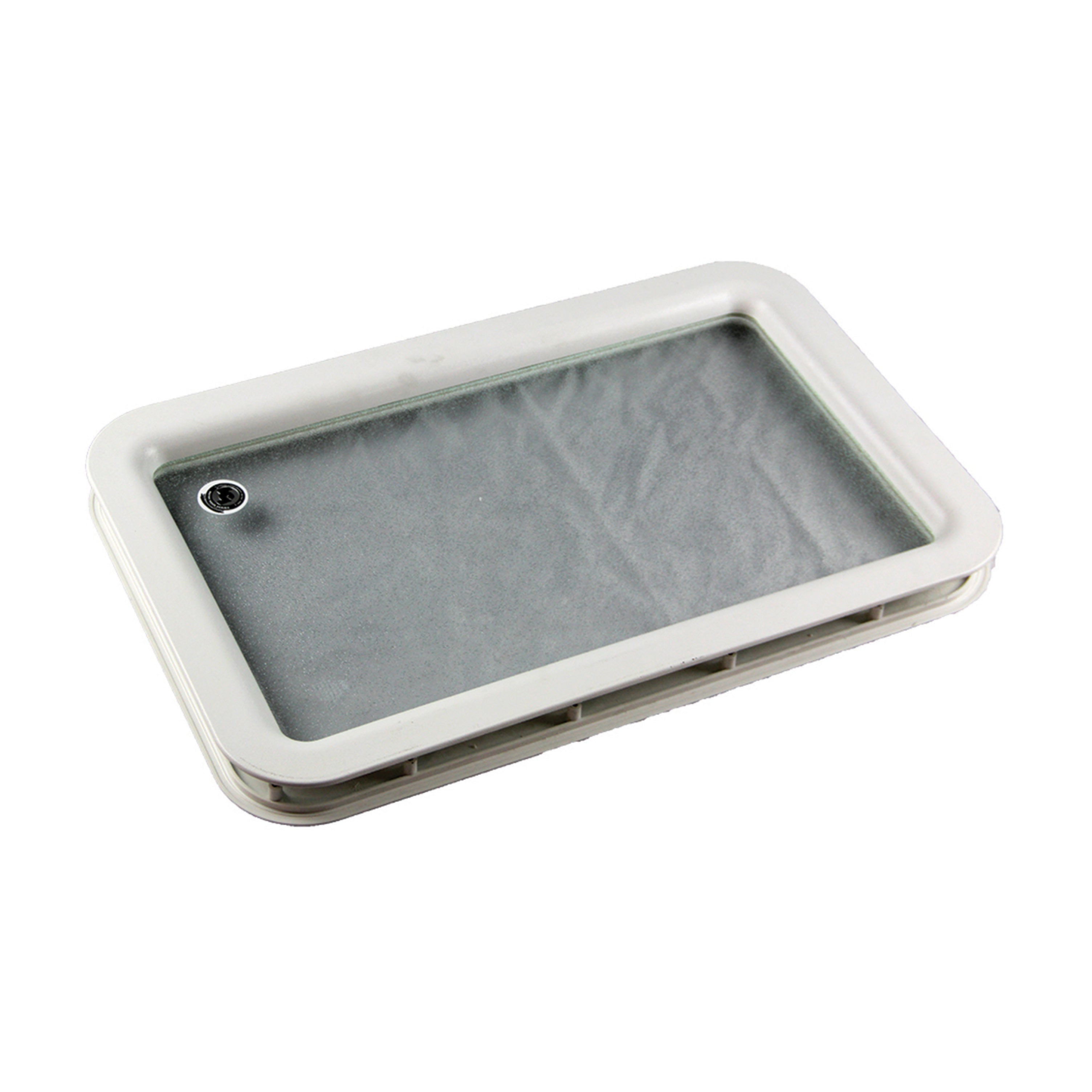 Lippert Inner & Outer Window Frame With Seal & Glass - 12" X 21" White