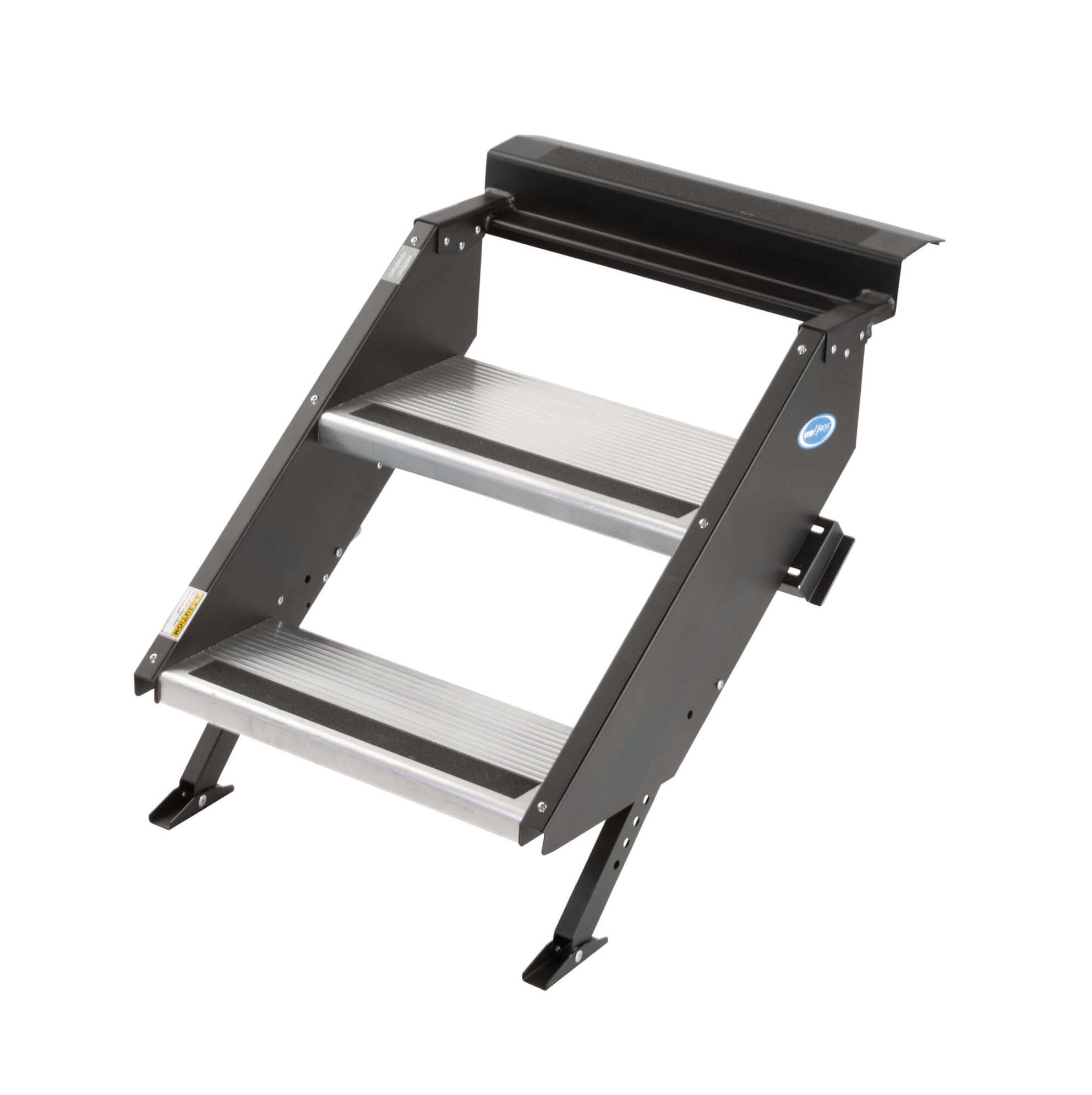 MORryde STP-202 StepAbove 2-Step RV Entry Steps - 26"-28" Wide 9" Rise